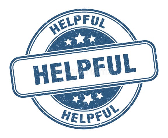 Helpful Stamp. Helpful Round Grunge Sign Stock Vector - Illustration of ...