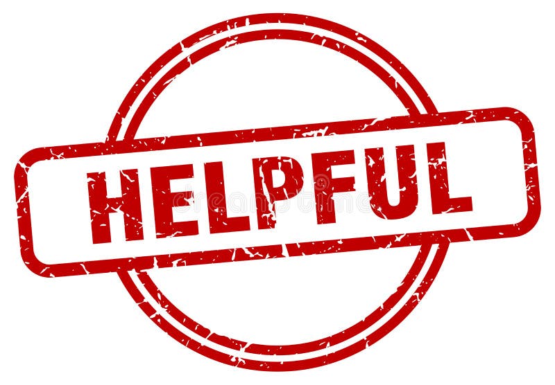 Helpful Stamp. Helpful Round Grunge Sign Stock Vector - Illustration of ...