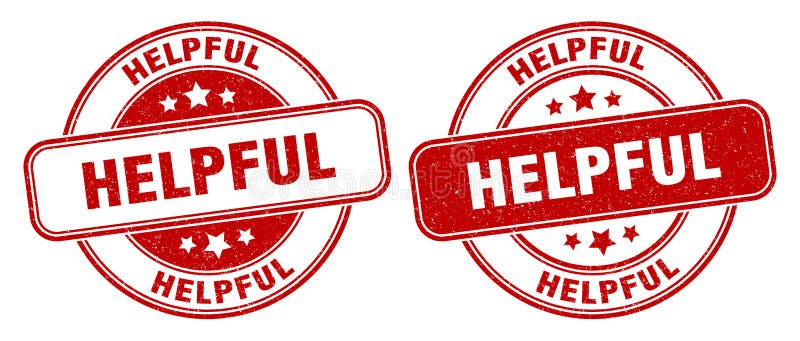 Helpful Stamp. Helpful Label. Round Grunge Sign Stock Vector ...