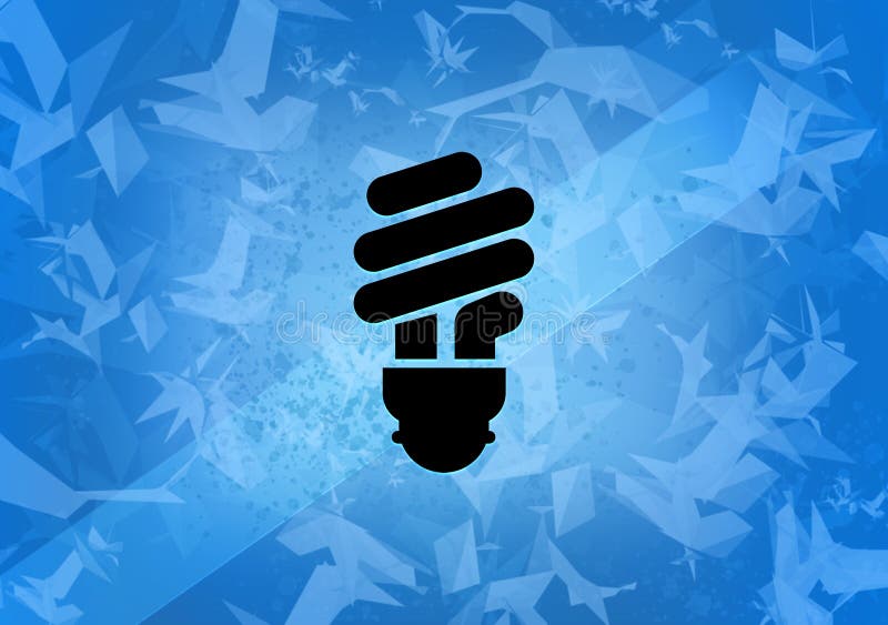 Helpful Tips Bulb Aesthetic Abstract Icon on Blue Background Stock ...