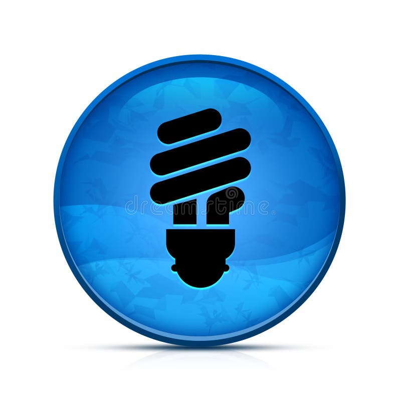 Helpful Tips Bulb Icon on Classy Splash Blue Round Button Illustration ...