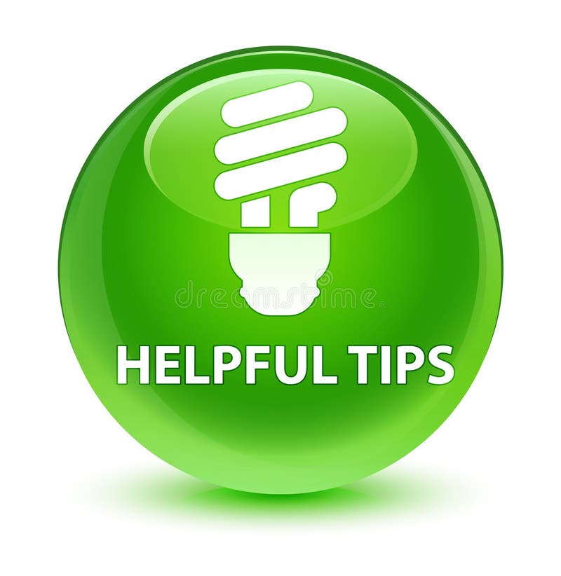 Helpful Tips (bulb Icon) Special Purple Square Button Stock ...