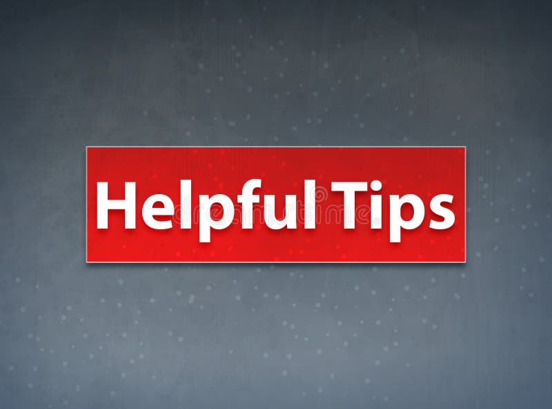 Helpful Tips Abstract Flat Background Design Illustration Stock ...