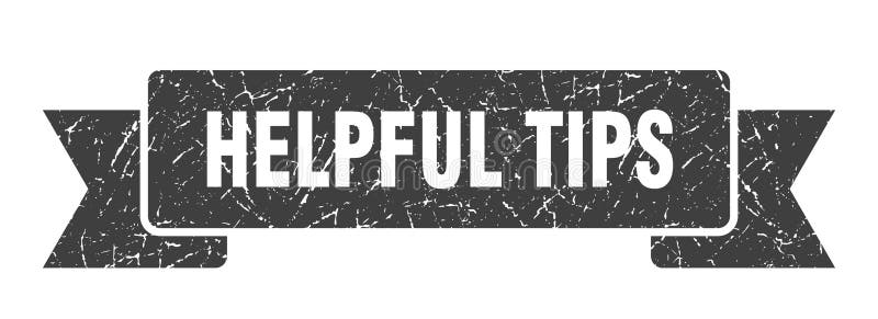 Helpful Tips Ribbon. Helpful Tips Grunge Band Sign Stock Vector ...