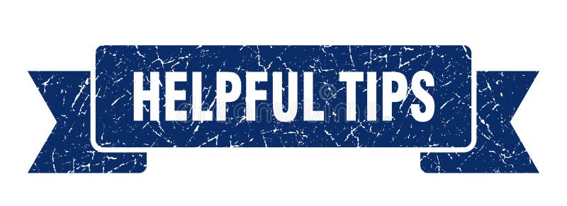 Helpful Tips Ribbon. Helpful Tips Grunge Band Sign Stock Vector ...
