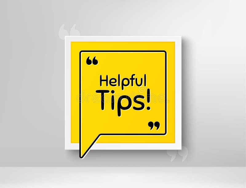 Helpful Tips Symbol. Education Faq Sign. Vector Stock Vector ...
