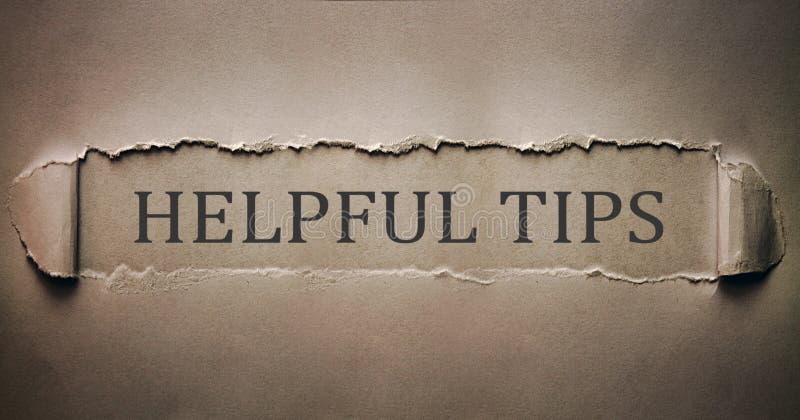 Helpful tips text. stock image. Image of guidance, inform - 112564887