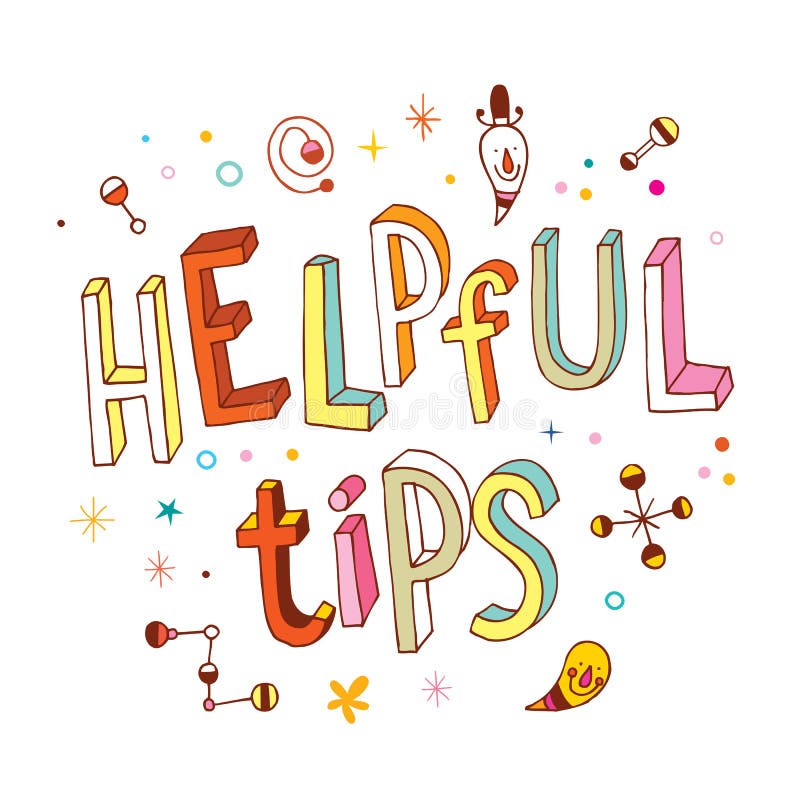 Helpful tips stock vector. Illustration of banner, vector - 78403405