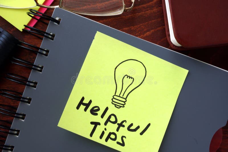 Helpful Tips Written on a Paper. Stock Photo - Image of word ... Helpful Tips Written on a Paper. Stock Photo - Image of word ...