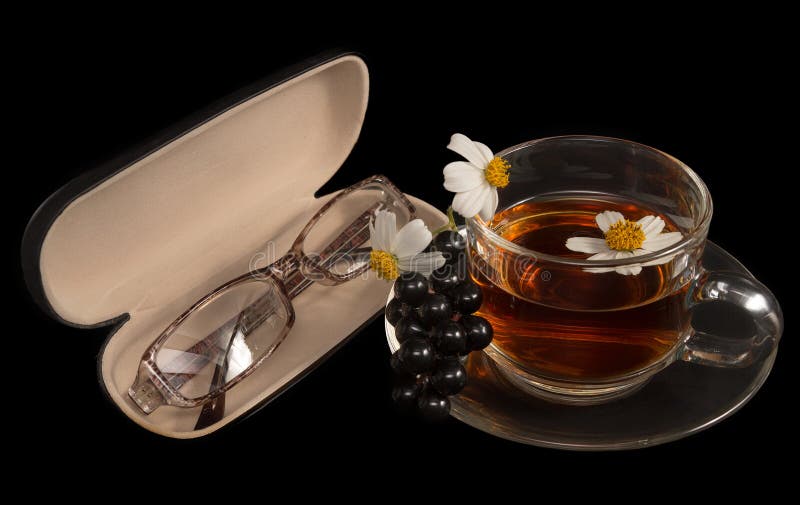 Helpful for vision tea stock photo. Image of flowers - 36943790