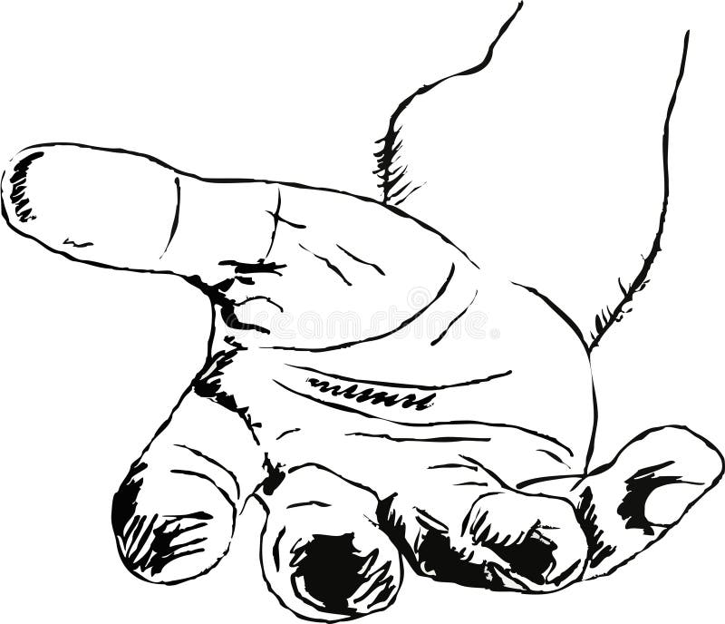 Helping hand stock illustration. Illustration of helpful - 1388682