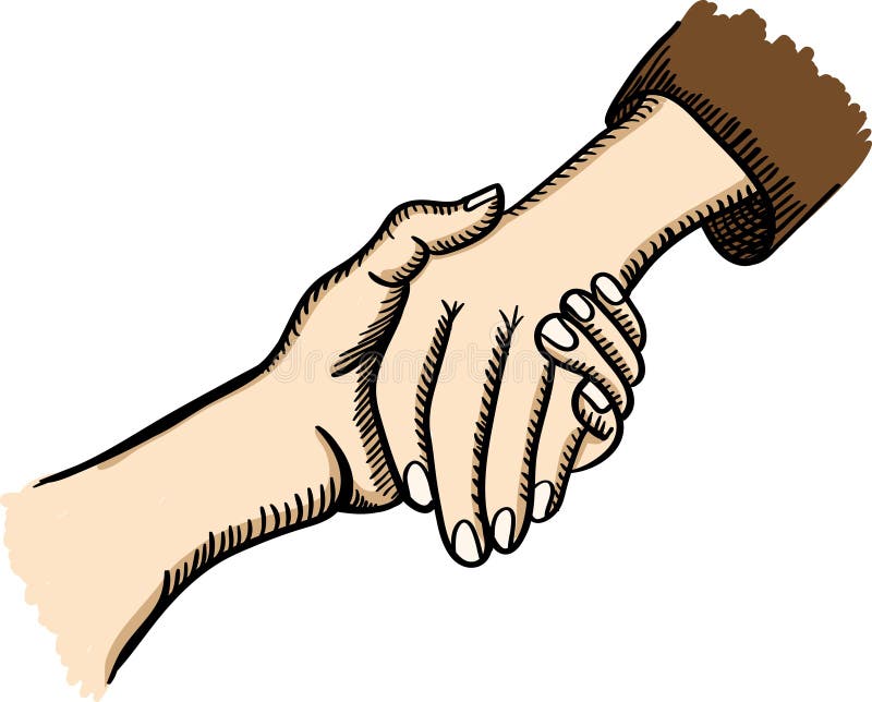 Helping hand stock illustration. Illustration of help - 16629291