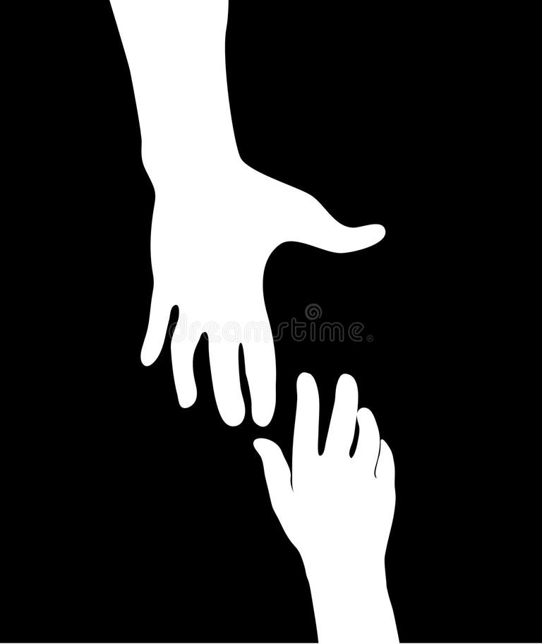 Helping Hands Silhouette Stock Illustrations – 2,060 Helping Hands ...