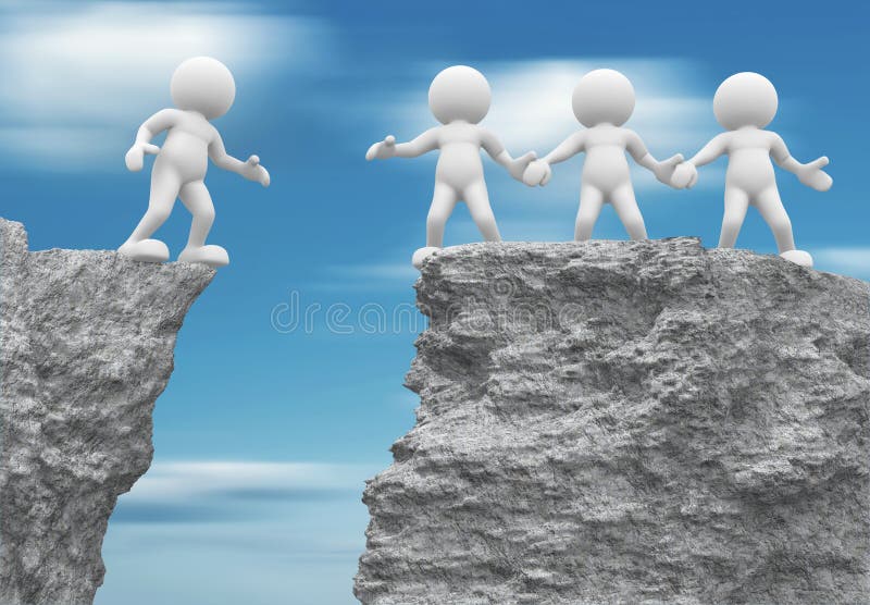 Helping hand stock illustration. Illustration of individual - 23604038