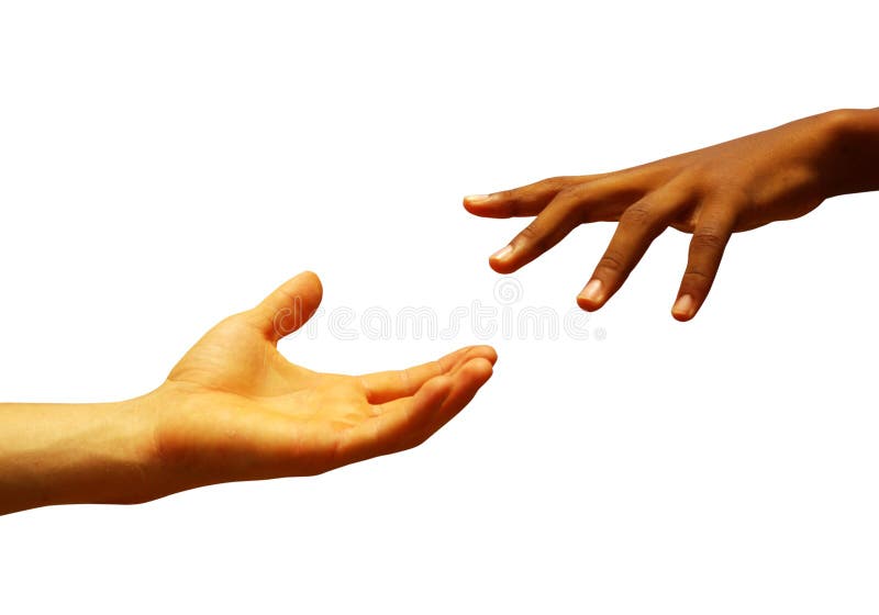 Helping hand stock image. Image of friend, path, clouds - 6051737