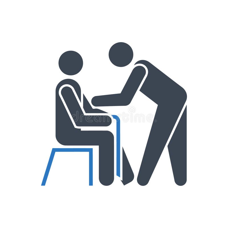 Helping Hand Assistance Icon Stock Vector - Illustration of caregiver ...