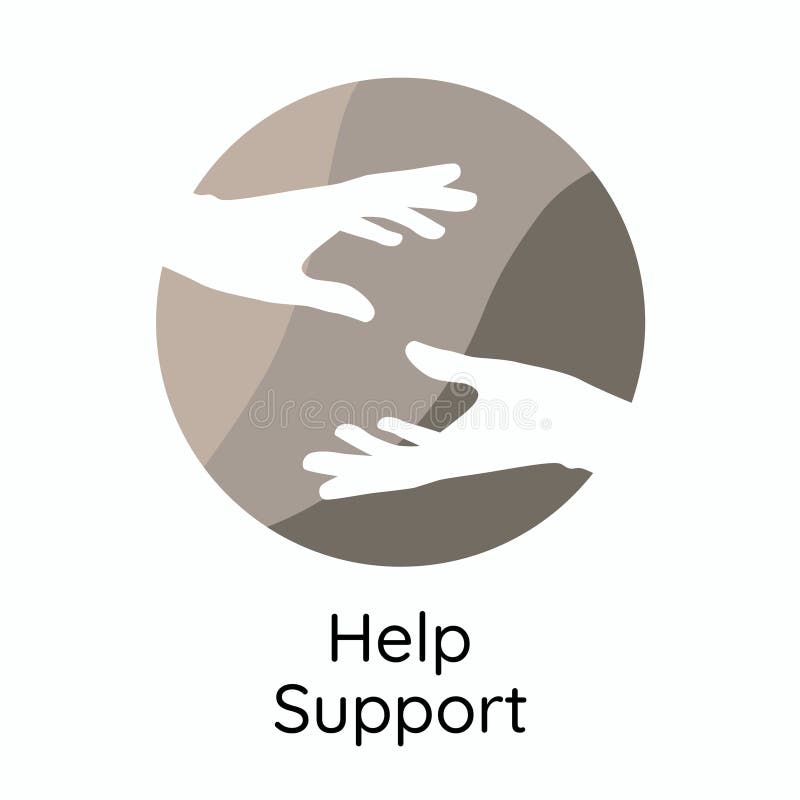 Helping Hand Concept. Gesture, Sign of Help and Hope. Two Hands Taking ...