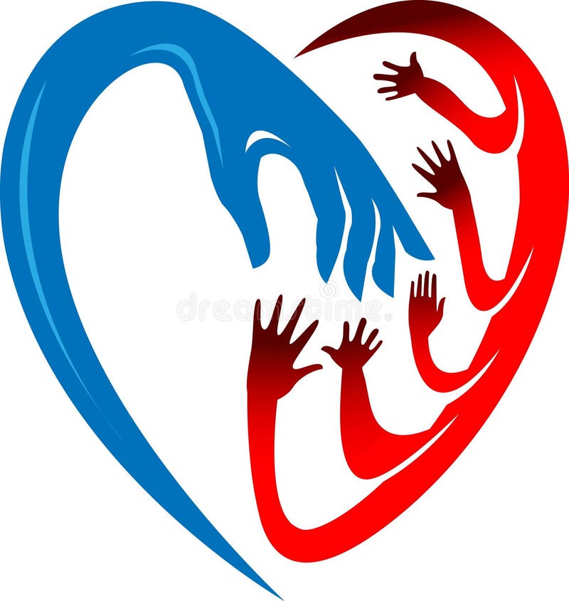 Helping Hands Heart Logo