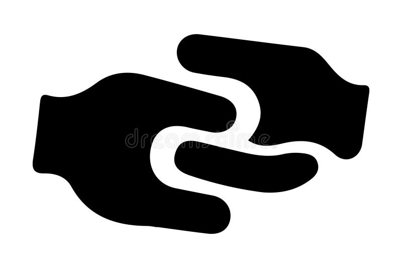 Helping Hand Silhouette Vector, Giving Hand, Holding Hand Vector Stock ...