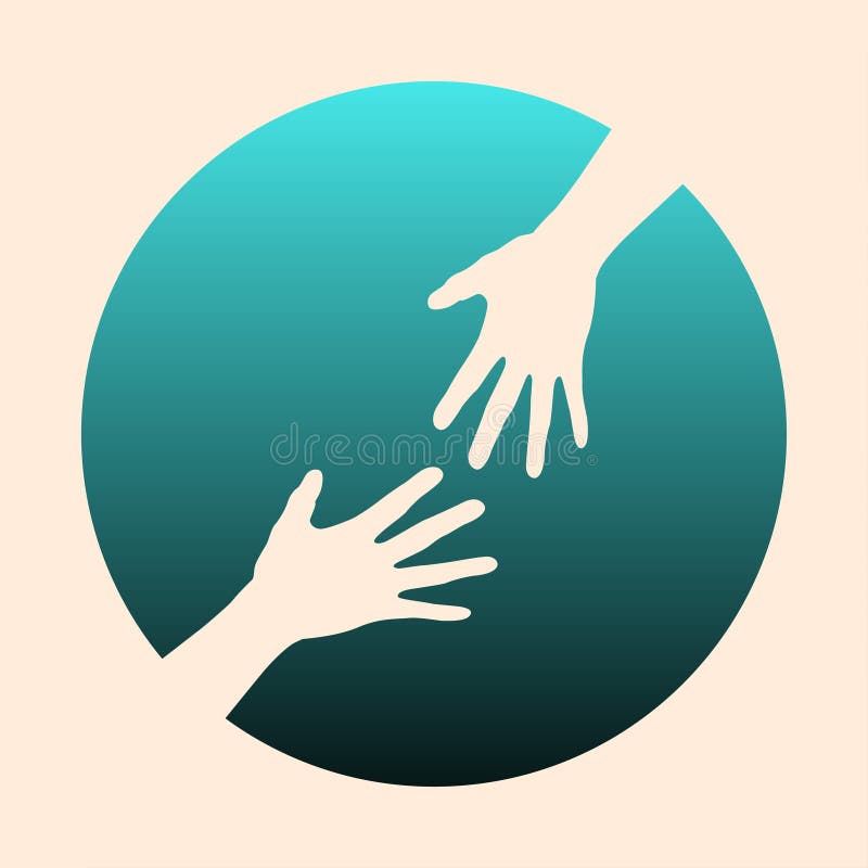 Helping Hand, Support, Charity Help, Assistance Concept. Gesture, Sign ...