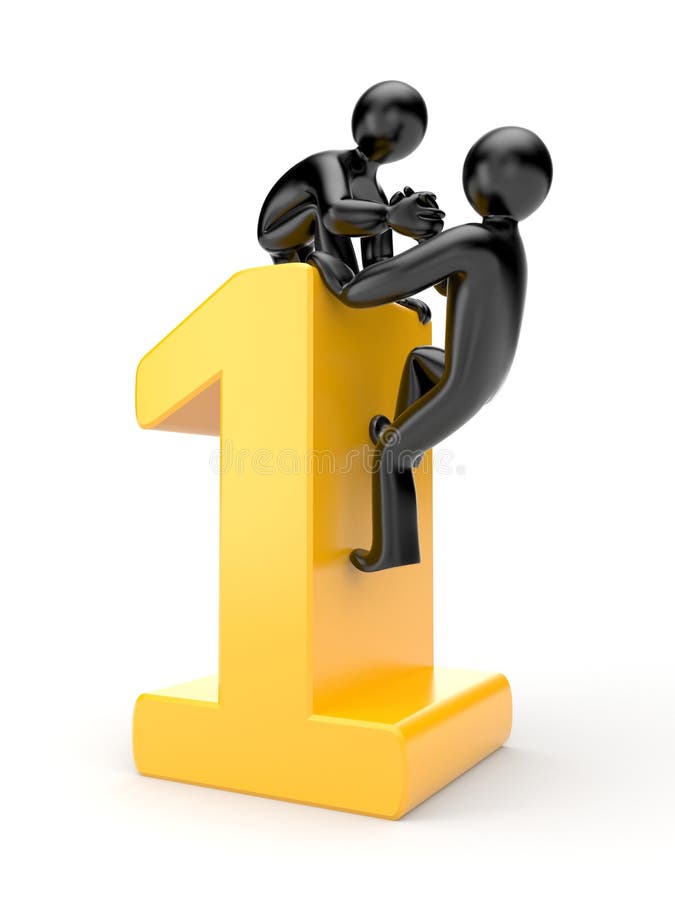 First place stock illustration. Illustration of action - 4274782