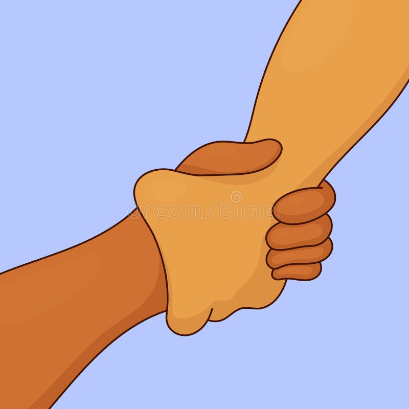 Helping Hand Vector. Helping Hand Concept. Gesture, Sign of Help and ...