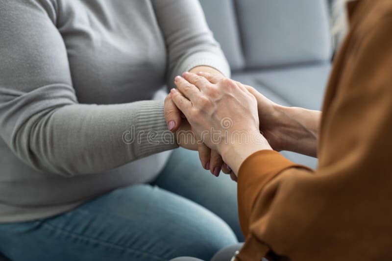 Helping Hands, Care for the Elderly Concept Stock Photo - Image of ...