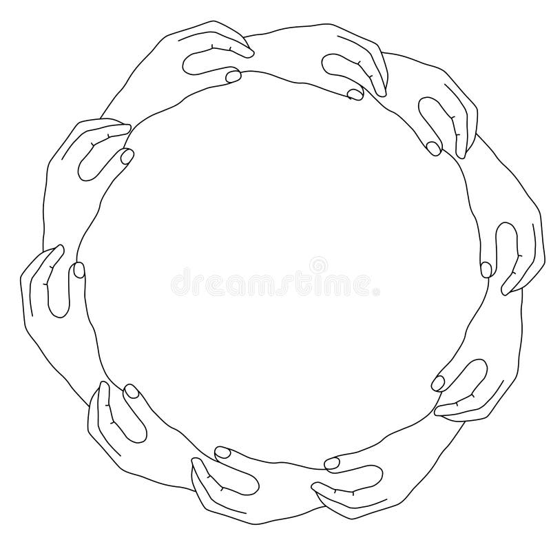 Hands Border Stock Illustrations – 2,872 Hands Border Stock ...