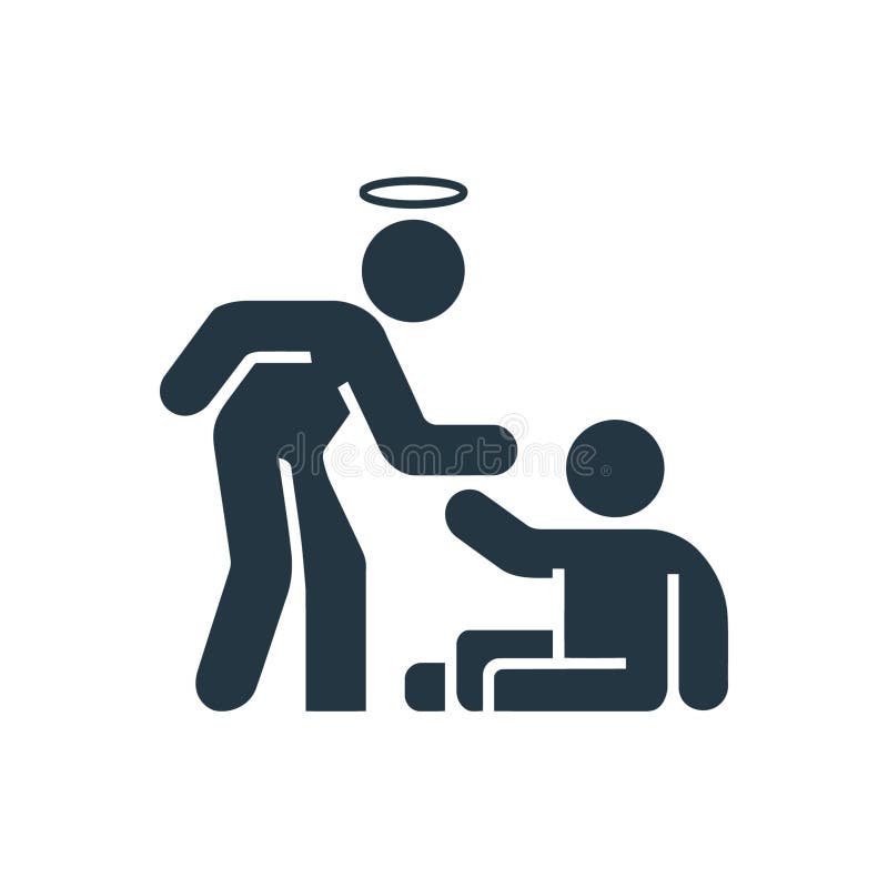 Helping Others Kindness Icon Stock Vector - Illustration of symbol ...