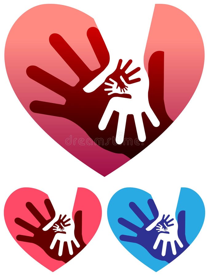 Helping heart stock vector. Illustration of friendship - 75036972