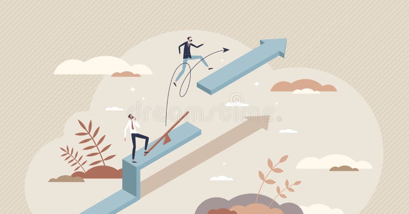 Helping Young Talent with Career Boost and Development Tiny Person ...