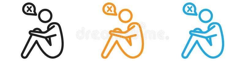 Helpless Human Icon Vector Logo Set Collection for Web App Ui Stock ...