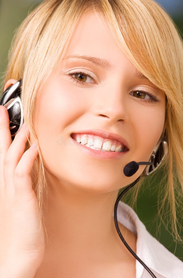Helpline stock image. Image of agent, lady, conversation - 10637611