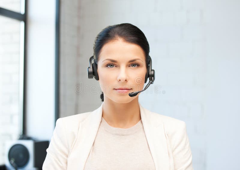 Helpline stock image. Image of assistant, attractive - 40076907