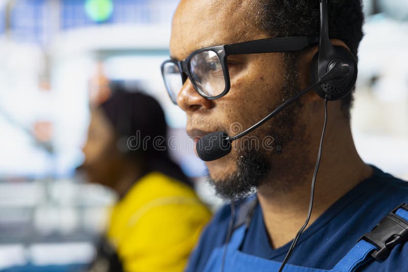 Helpline Operator Troubleshooting Errors in Solar Production Systems ...