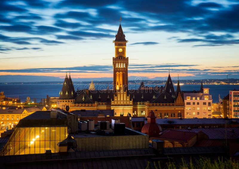 Helsingborg stockfoto. Bild von platz, berühmt, architektur - 55906688