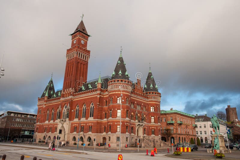 Helsingborg city hall editorial image. Image of facade - 105654575