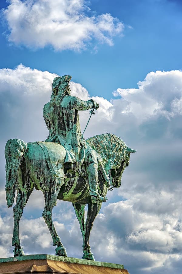 Helsingborg Magnus Stenbock Statue Stock Image - Image of scandinavia ...