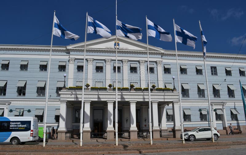 Helsingfors stadshus redaktionell arkivbild. Bild av hjälsinki - 52515152