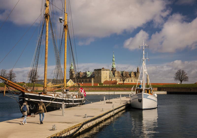 Helsingor Denmark Harbour editorial photo. Image of danish - 143796591