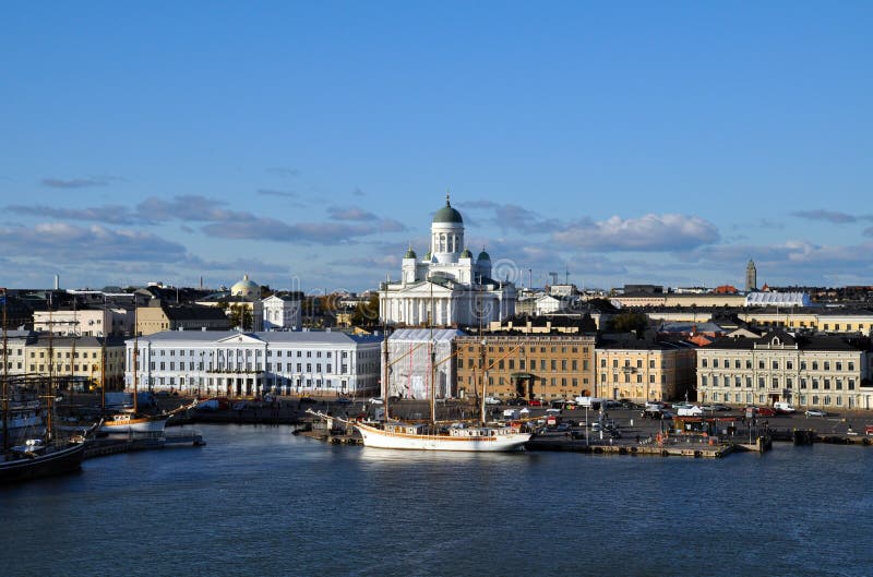 Helsinki skyline stock photo. Image of architecture, copyspace - 20341522
