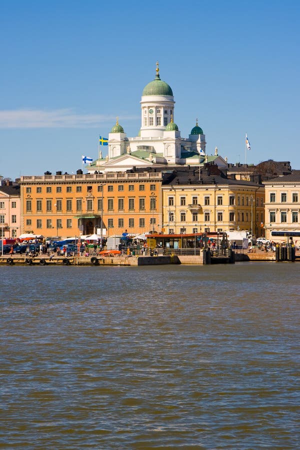 Port of Helsinki stock image. Image of dome, harbor, helsinki - 9377439