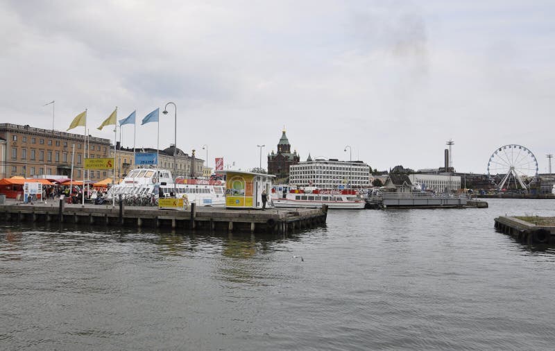 Helsinki,august 23 2014-Harbour of Helsinki in Finland Editorial Stock ...