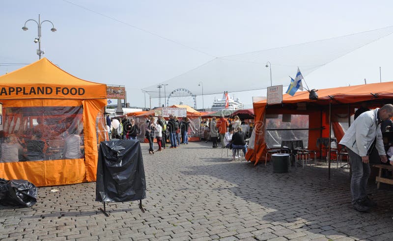 Helsinki,august 23 2014-Market View from Helsinki in Finland Editorial ...