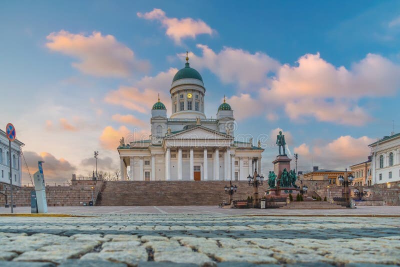 Helsinki Cathedral in the Centre of Helsinki, Finland Stock Photo ...