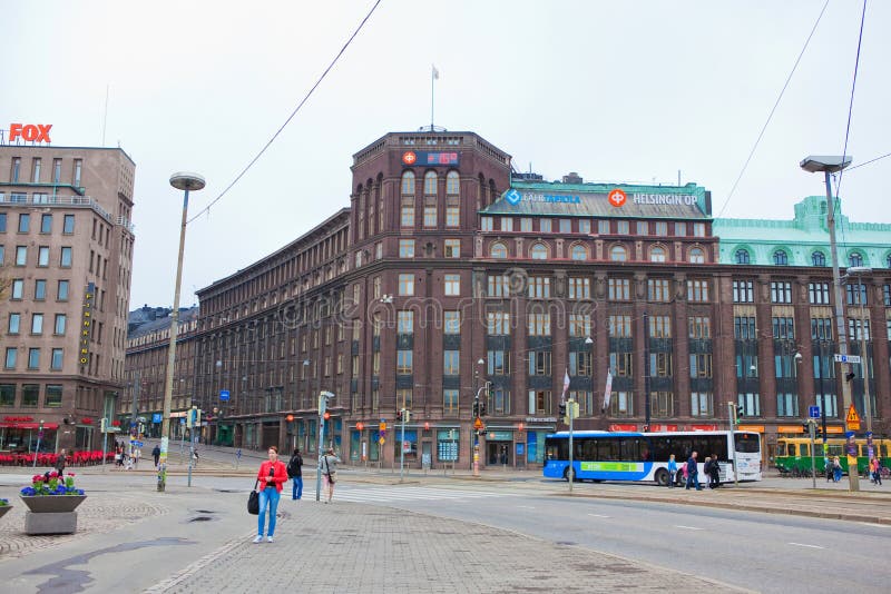 Helsinki editorial stock photo. Image of city, morning - 55658548