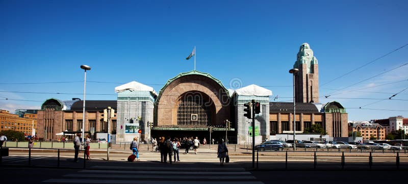 Helsinki Central Train Station Editorial Stock Image - Image of hold ...