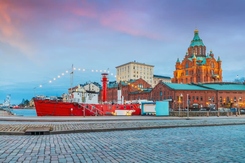 Helsinki City Skyline, Cityscape of Finland Stock Image - Image of ...