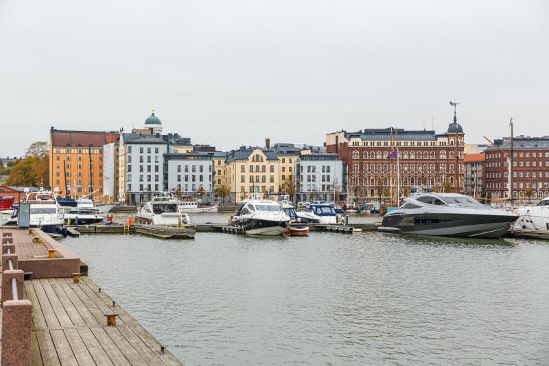 Helsinki City View in Autumn Stock Photo - Image of finnish, building ...