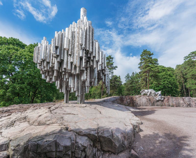 Sibelius Monument at Sibelius Park - Helsinki, Finland Editorial Stock ...